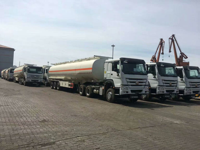 palm oil tanker trailer 40m3 for edible vegetable oil transport.